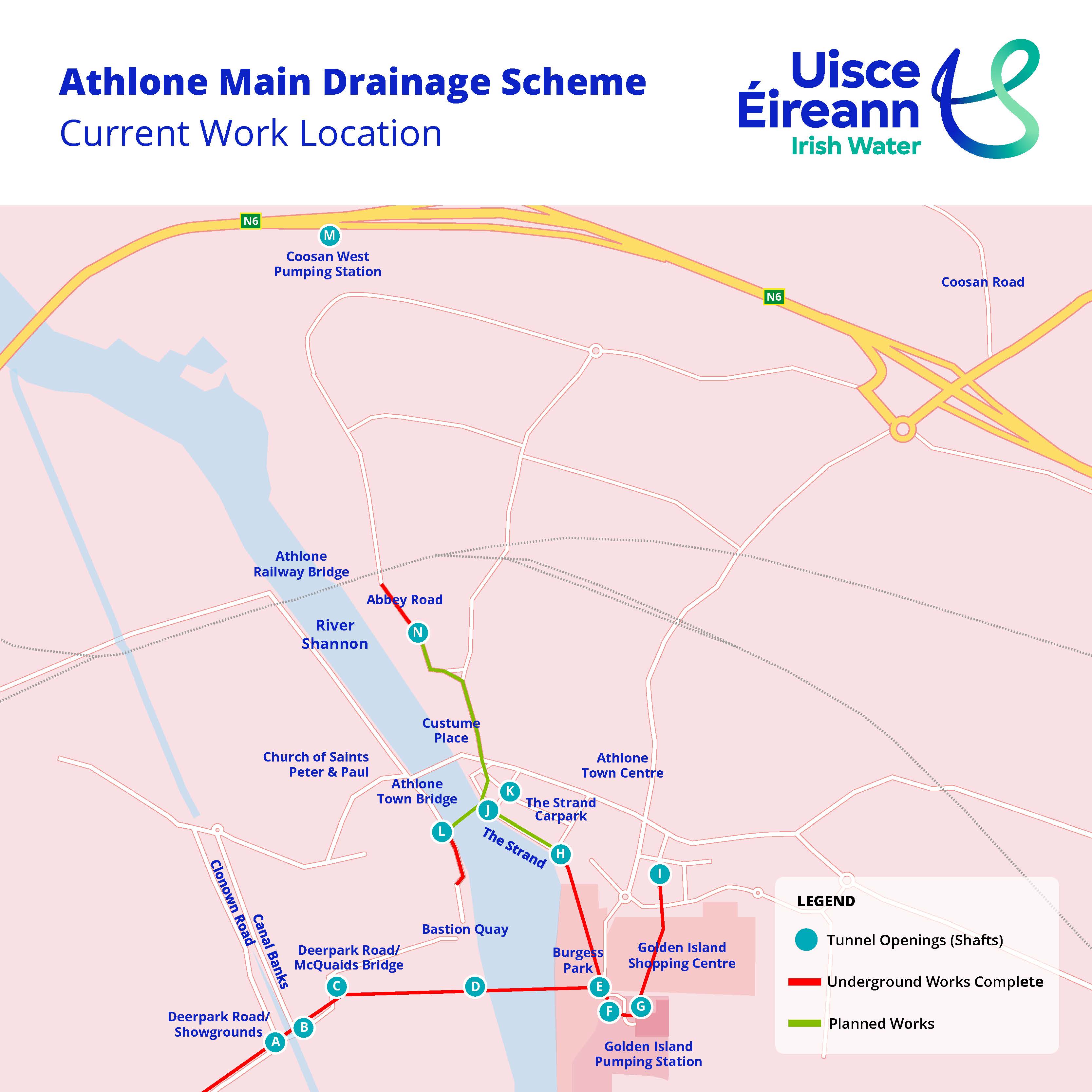 Athlone Main Drainage Scheme | Local Projects | Uisce Éireann